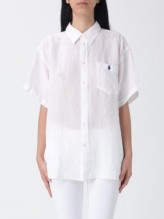 Polo Ralph Lauren Chemise Femme couleur Blanc