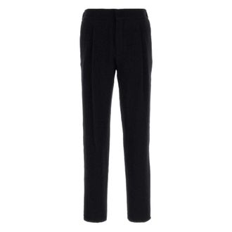 Giorgio Armani Texturierte Hose mit Ges&auml;&szlig;tasche - - Trousers - Herren - Blau - L