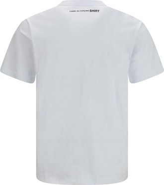 Comme Des Gar&ccedil;ons Cotton Crewneck T-shirt - White