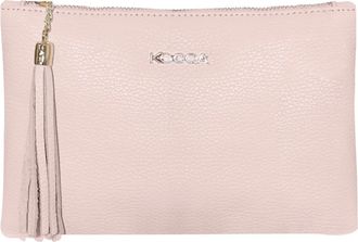 Kocca Femme, Sacs, Rose, Taille: ONE Size Sac &agrave; main en cuir avec bandouli&egrave;re amovible