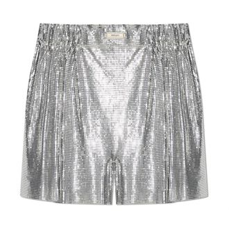 Versace Sequin Shorts - - Shorts - Damen - Grau - S