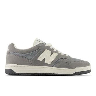 New Balance Unisexe 480P en Gris/Blanc, Engrener, Taille 37.5 Large