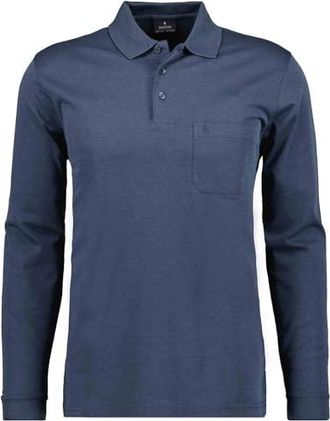 Ragman Ragman Polo à manches longues pour hommes - Bleu - 1 mois
