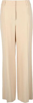 Alberta Ferretti Femme, Pantalons, Beige, Taille: 42 FR Pantalon élégant en acétate de viscose