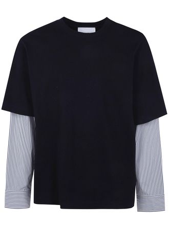 Jil Sander Crewneck Long Sleeves Classic T-Shirt