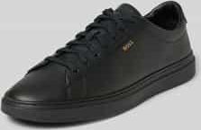 HUGO BOSS Sneaker aus Rindsnappa mit Label-Detail