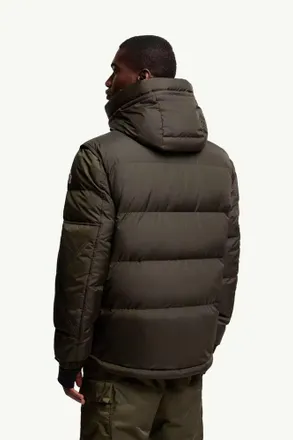 Moncler Quilted Down Down Jacket - khaki