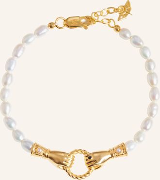 Missoma Missoma Armband Harris Reed In Good Hands Pearl By Glambou gold