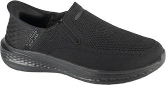Skechers Slade Deacon Baskets Mains-Libres pour Homme, Noir, 42 1/3 EU