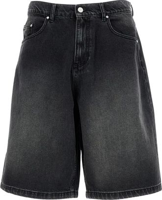 Arte Homme, Shorts, Gris, Taille: W32 Round Pocket Denim Short