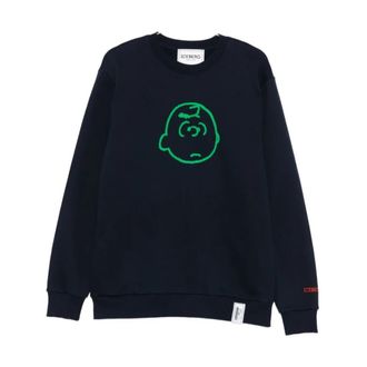 Iceberg Charlie Brown Schwarzer Pullover - - Sweatshirts & Hoodies - Herren - Schwarzk - S