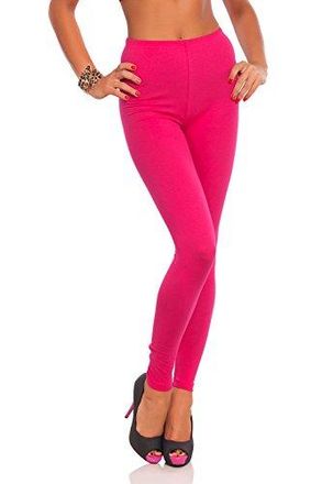 FUTURO FASHION Legging Long pour Femme - Coton Doux - Grandes Tailles