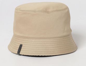 Brunello Cucinelli Fischerhut von aus Leinen- und Baumwollmischung