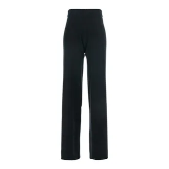 Allude High Waisted Hosen - - Trousers - Damen - Schwarzk - M