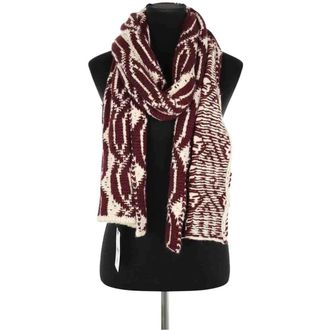 BA&SH &Eacute;charpe en laine bordeaux