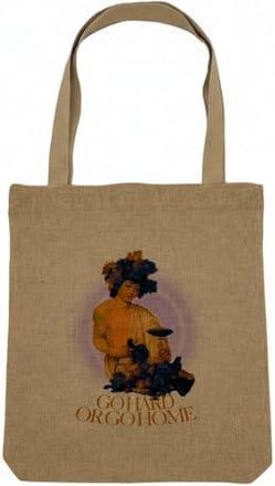 Fabulous Sac Shopping Tote Bag Aspect Lin - Go Hard or Go Home Party Collage Vintage Illustration Art Humour Parodie Meme - Sac de Courses Toile Epaisse 360g B