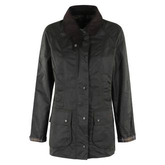 Barbour Femme, Vestes, Vert, Taille: 36 FR Veste cir&eacute;e &eacute;l&eacute;gante Beadnell