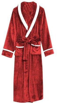 Generic Pyjama Homme Hiver Pyjama Polaire Homme sous-V&ecirc;tements Chauffants en Velours Allemand &Eacute;pais Col en V Ensemble Automne-Hiver R&eacute;chauffement Rapide