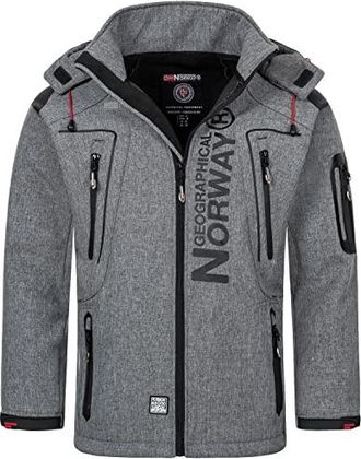 Geographical Norway Tambour Veste Softshell pour homme, Couleur : gris, M