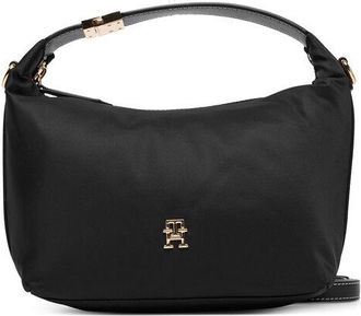 Tommy Hilfiger Handtasche Th Go Crossover Nylon AW0AW18164 Schwarz