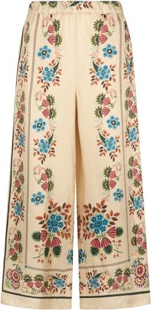 Max Mara Femme, Pantalons, Multicolore, Taille: 38 FR Snack Wide Pantalons