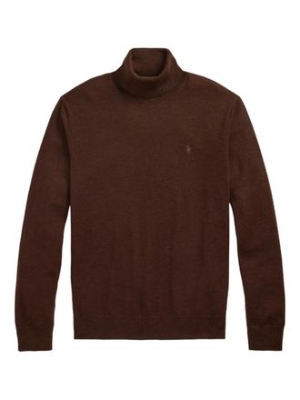 Polo Ralph Lauren pull à col roulé - Marron