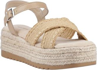 Hush Puppies Jemma Espadrille en polyuréthane pour femme Marron clair, peau, 38 EU