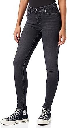 Tommy Jeans Nora Mr SKNY DF1283 DW0DW14111 Pantalons, Denim (Denim Black), 25W / 28L Femme