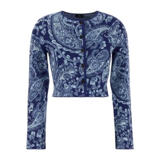 Etro Femme, Pulls, Bleu, Taille: 40 FR Cardigans