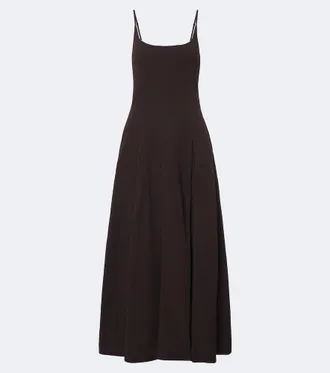 Staud Maxikleid Jill aus einem Baumwollgemisch