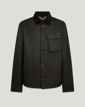 Belstaff Veste Ground Pour Homme Coton Cir&eacute; Noir 2xl