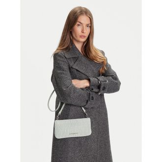 Calvin Klein Jeans Handtasche Calvin Klein Jeans Rouched Zip Top Bag LV04K3090G Grau