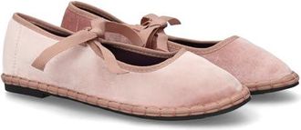 Shoes & Blues Ballerines plates pour femme avec tissu doux velours, l&eacute;g&egrave;res, agr&eacute;ables au toucher et tr&egrave;s faciles &agrave; enfiler, id&eacute;ales pour le quotidien. Fermeture &agrave; 