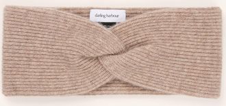 Darling Harbour Darling Harbour Stirnband Aus Cashmere braun