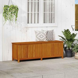 vidaXL Garten-Aufbewahrungsbox 175x50x58 cm Massivholz Akazie - Vidaxl