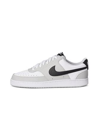 Nike Nike Homme Court Vision Low Herrenschuh Chaussure, Grey Fog Black White, 40.5 EU