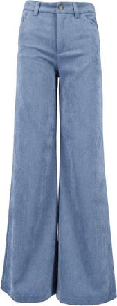 Ermanno Scervino Femme, Pantalons, Bleu, Taille: 38 FR Wide Pantalons
