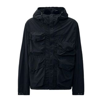 C.P. Company Nylon Google Jacke in Marineblau - - Jackets - Herren - Blau - XL