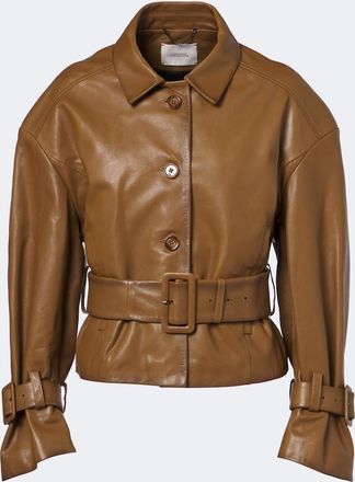 Dorothee Schumacher Jacke Sleek Statement aus Leder