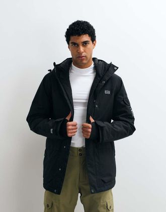 Dare 2B wasserdichte Twin-Tip-II-Jacke mit Isolierung in Schwarz