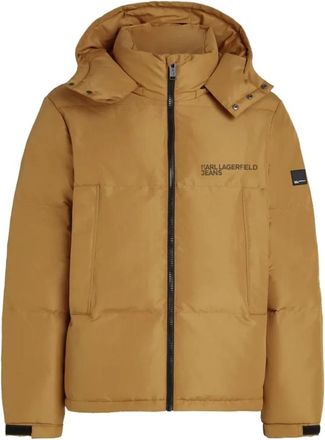 Karl Lagerfeld Homme, Vestes, Brun, Taille: M Puffer Jacket