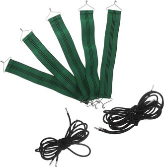 Soimiss 9Er Pack Elastische Gurte F&uuml;r Klapp Und Liegest&uuml;hle Ersatzgurte F&uuml;r M&ouml;bel Sitzfl&auml;chenreparatur Gr&uuml;n