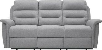 Usinestreet Usinestreet - Canapé de Relaxation 3 places en Tissu Gris léon - Gris clair