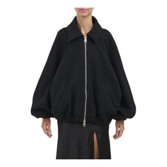 Andrea Ya'aqov Cashmere Bomber Jacket - - Jackets - Damen - Schwarzk - XS
