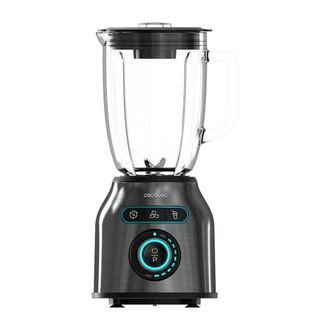 Cecotec Standmixer Power Black Titanium 2200MAX Smooth, 2200 W maximale Leistung, 6 Klingen aus Edelstahl, Ice-Crush-Funktion, Turbo- und Smoothie-Funktion, A