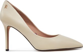 Tommy Hilfiger High Heels Tommy Hilfiger Essential Pointed Pump FW0FW07533 Beige