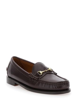 Sebago Womens Loafers Joe Modena Burgundy Leather