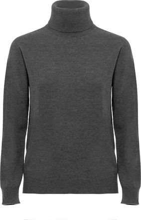KANGRA Femme, Pulls, Gris, Taille: 36 FR Pull Col Roul&eacute;