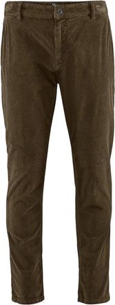 Bomboogie Homme, Pantalons, Brun, Taille: W33 Pantalon chino slim fit en velours c&ocirc;tel&eacute;