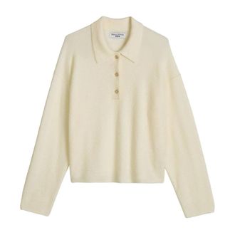 Marc O'Polo Strick-Poloshirt - - Knitwear - Damen - Beige - S